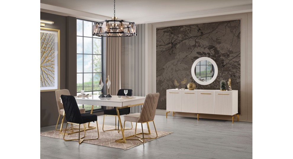 Beykoz Aytaşı Yemek Odası %100 MDF - beykoz-aytasi-yemek-odasi