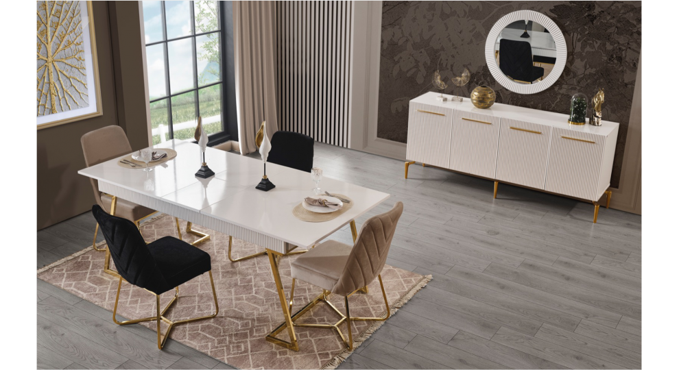 Beykoz Aytaşı Yemek Odası %100 MDF - beykoz-aytasi-yemek-odasi